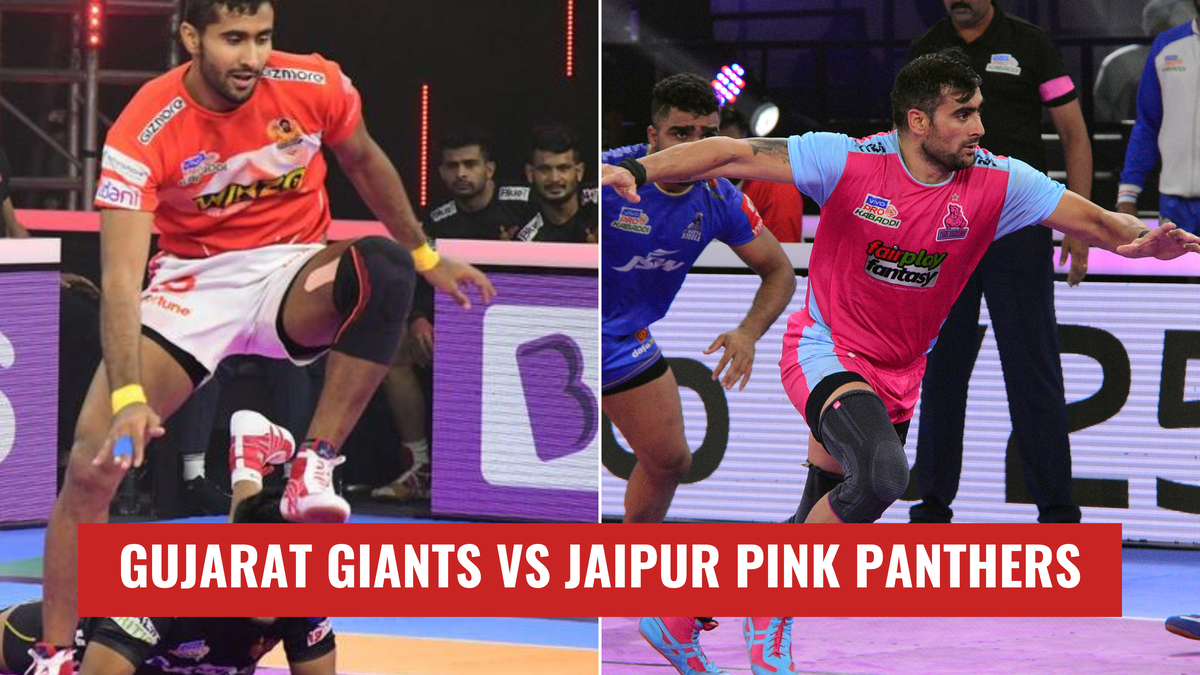 Pro Kabaddi 2022 Highlights: Jaipur Pink Panthers 25-18 Gujarat Giants - Rahul, Bhavani & Arjun ...